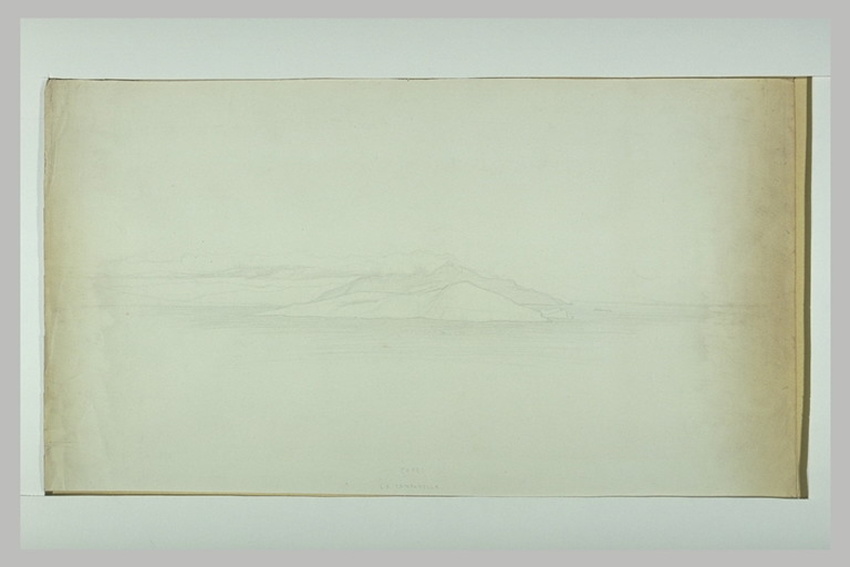 Vue panoramique de la côte de l'île de Capri - Ernest Hébert | Musée d ...