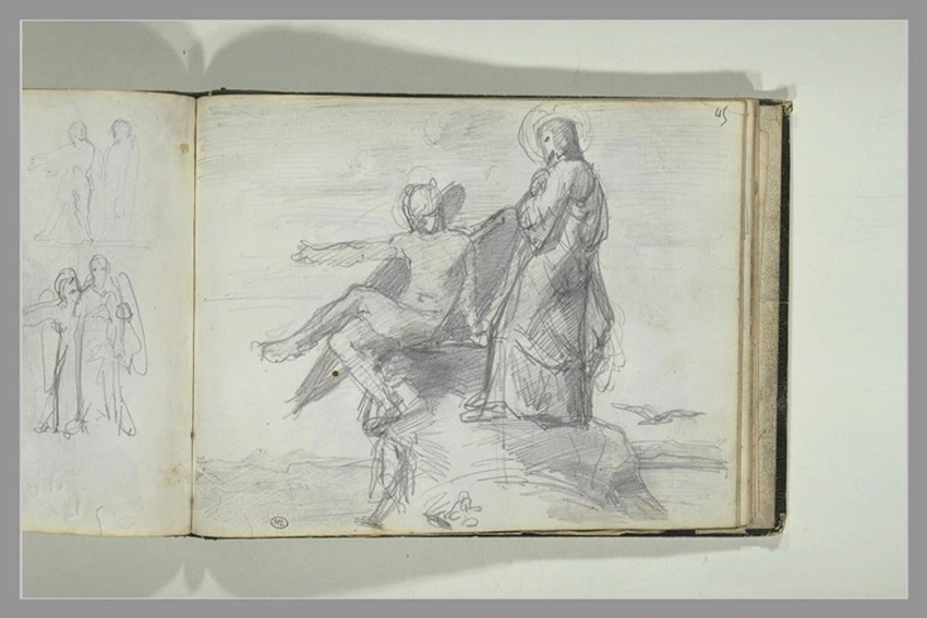 Tentation du Christ - Henri Chapu | Musée d'Orsay