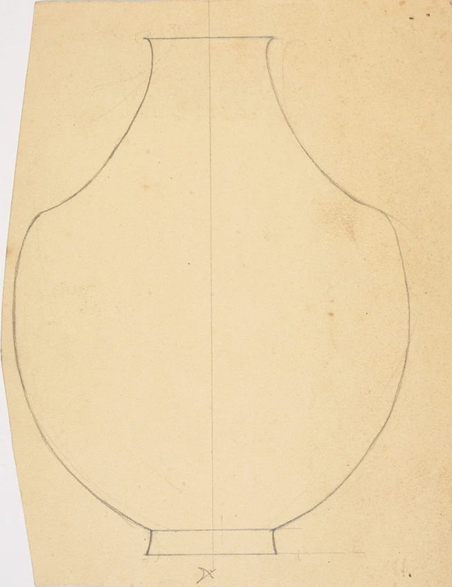 Modèle de forme de vase - Auguste Delaherche | Musée d'Orsay