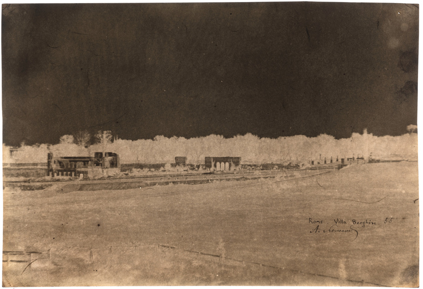 Rome, la Villa Borghèse : deuxième pièce d'un panorama du parc - Alfred ...