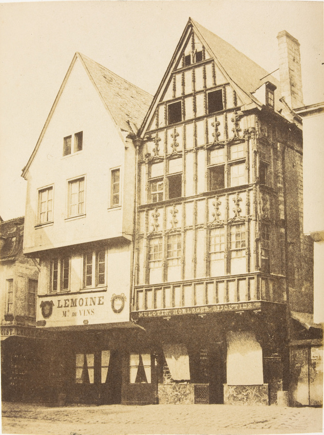 Maison gothique, place des marchés, Reims - Pierre Amédée Varin | Musée ...