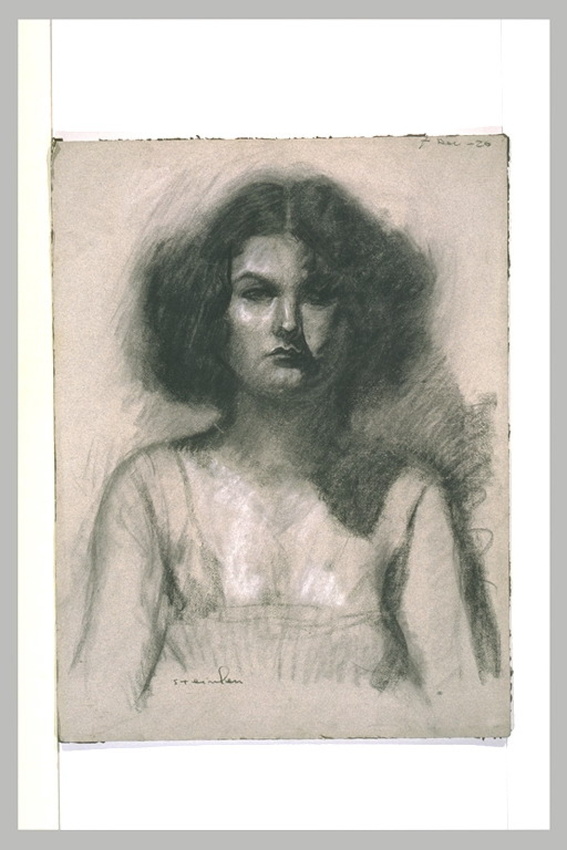 Portrait de femme - Théophile Alexandre Steinlen | Musée d'Orsay
