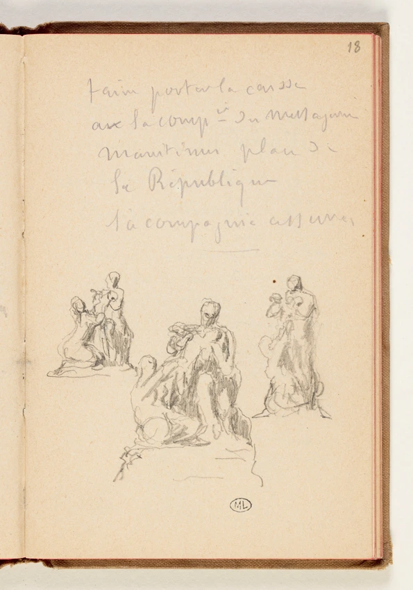 Projet de sculptures - Henri Chapu | Musée d'Orsay