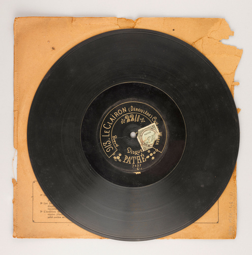 Disque de phonographe, Pathé 78 tours 7497, le Clairon, Déroulède ...