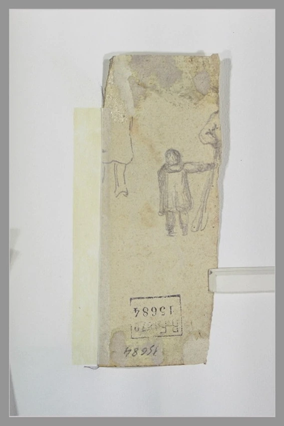 Fragment d'une figure debout et un enfant - Amand Gautier | Musée d'Orsay