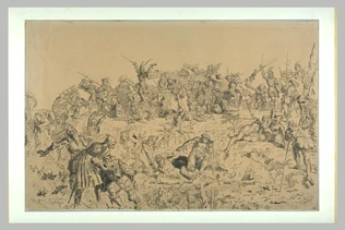 Faust au combat - Charles-Henri Pille | Musée d'Orsay