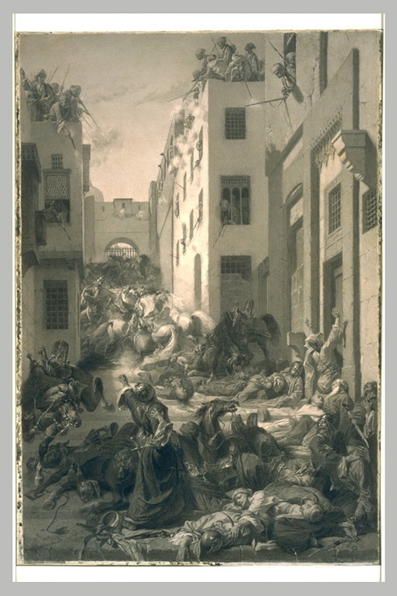 Massacre de mameluks - Alexandre Bida | Musée d'Orsay