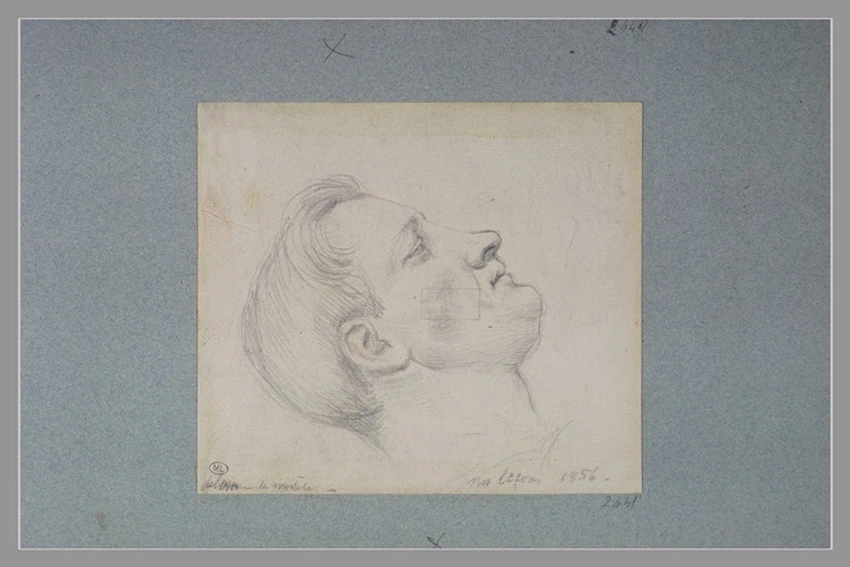 Tête d'homme, vue de profil - Charles Meissonier | Musée d'Orsay