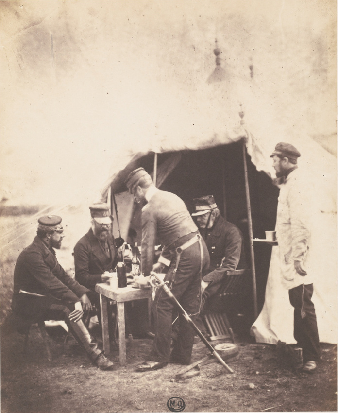 Major General Garrett and Officers of the 46th - Roger Fenton | Musée d ...