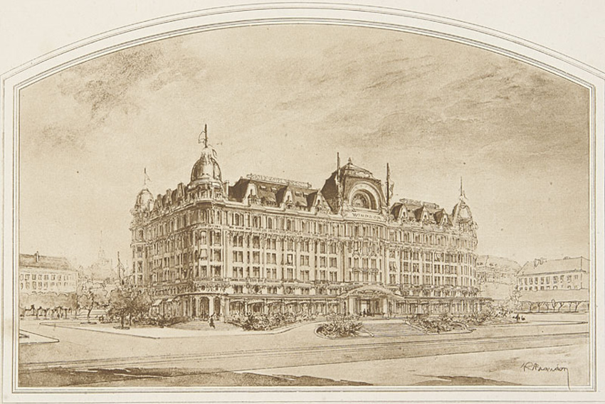 Hôtel Windsor à Alexandrie - Raoul Brandon | Musée d'Orsay