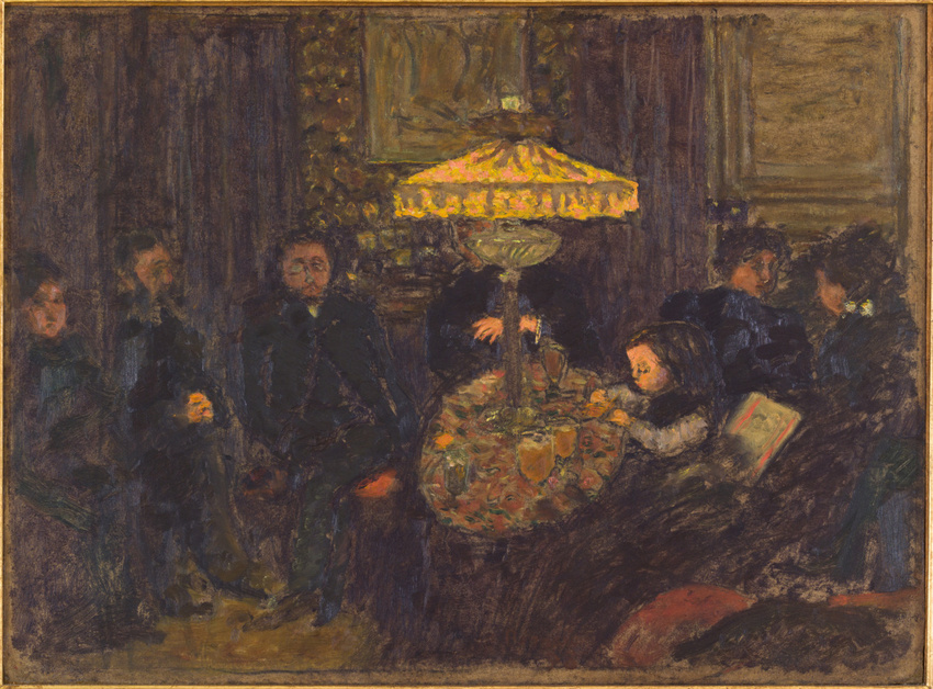 Sous la lampe - Pierre Bonnard | Musée d'Orsay