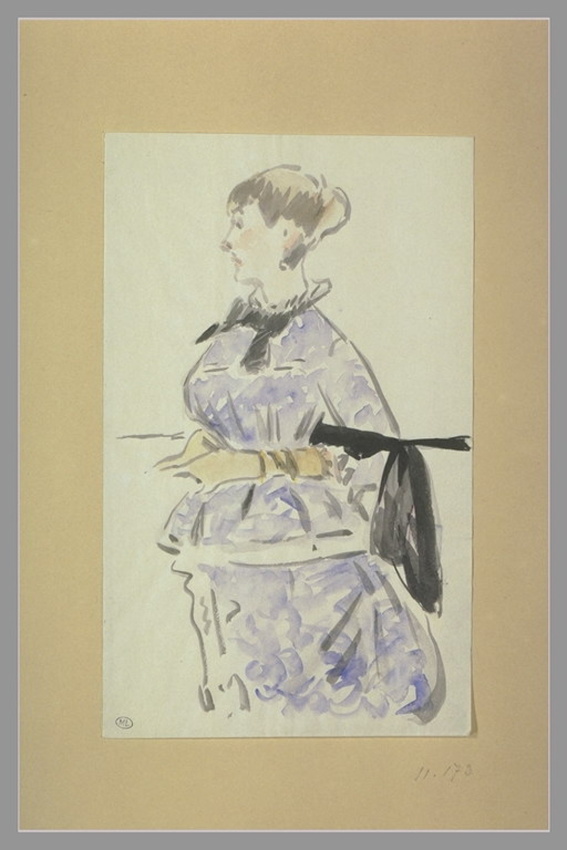 Portrait d'Isabelle Lemonnier - Edouard Manet | Musée d'Orsay