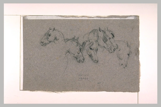 Six têtes de chevaux - Jean-Baptiste Carpeaux | Musée d'Orsay