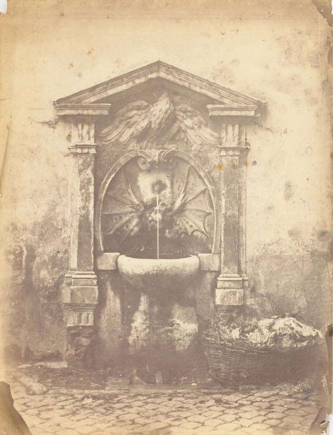 Fontaine murale, à Rome - Edmond Lebel | Musée d'Orsay