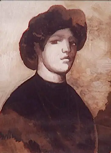 Portrait de jeune fille, en buste, de trois quarts à droite - Joan ...