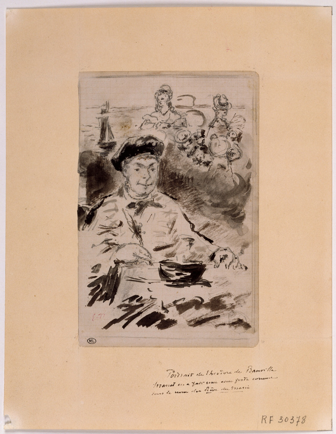 Portrait de Théodore de Banville - Edouard Manet | Musée d'Orsay