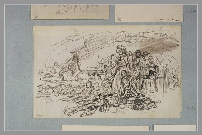 Sous-bois - Ernest Meissonier | Musée d'Orsay