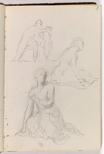 Etudes de personnages - Henri Chapu | Musée d'Orsay