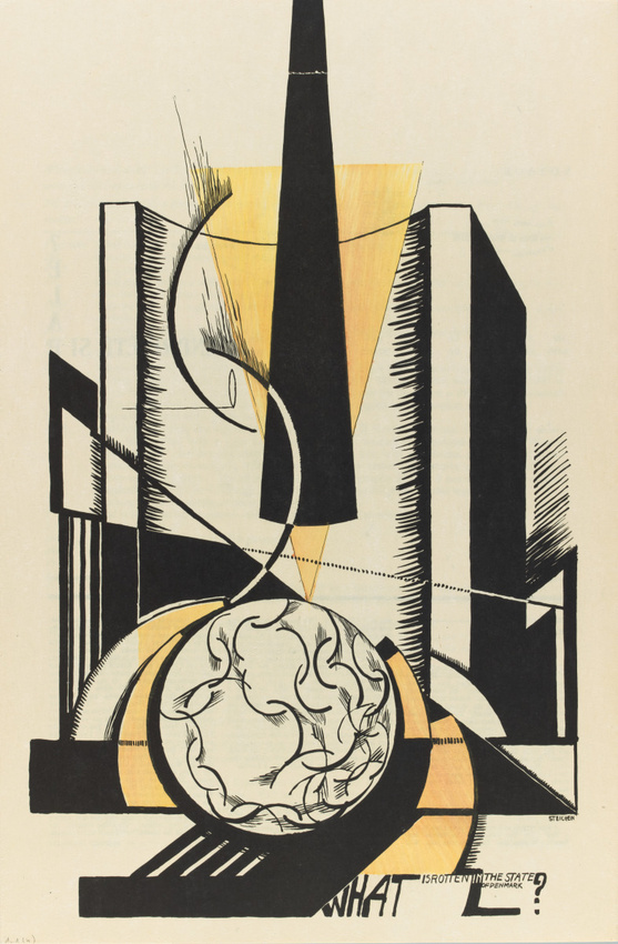 "What is rotten in the state of Denmark ?", dessin d'Edward Steichen ...