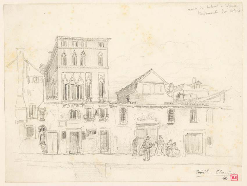 La maison du Tintoret à Venise - Emile-Louis Vernier | Musée d'Orsay