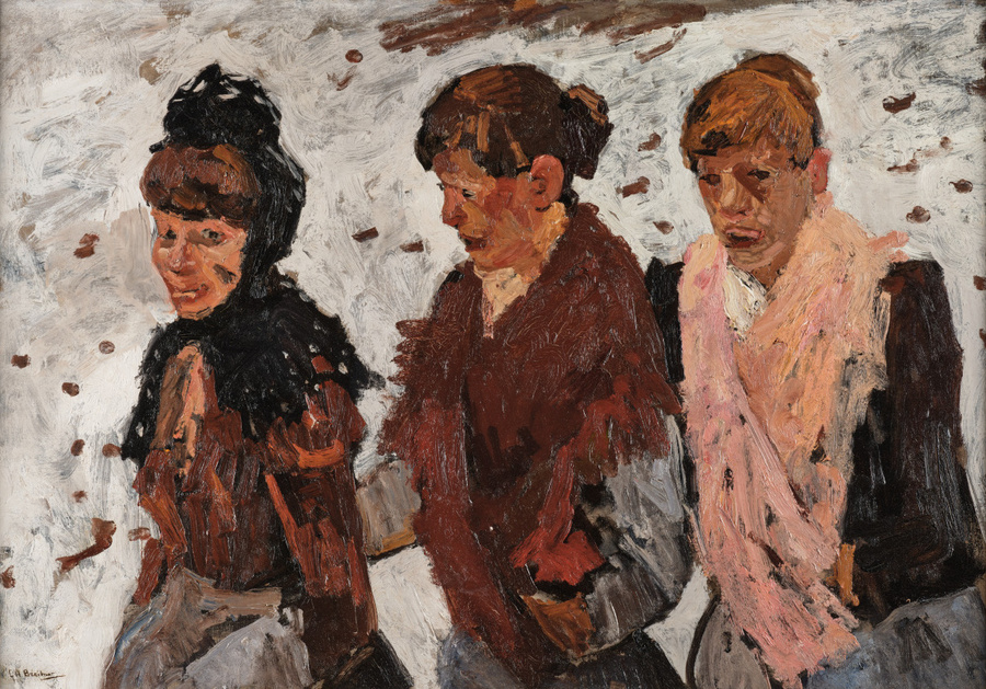 Acquisition · Trois femmes dans la neige de George Heindrick Breitner ...