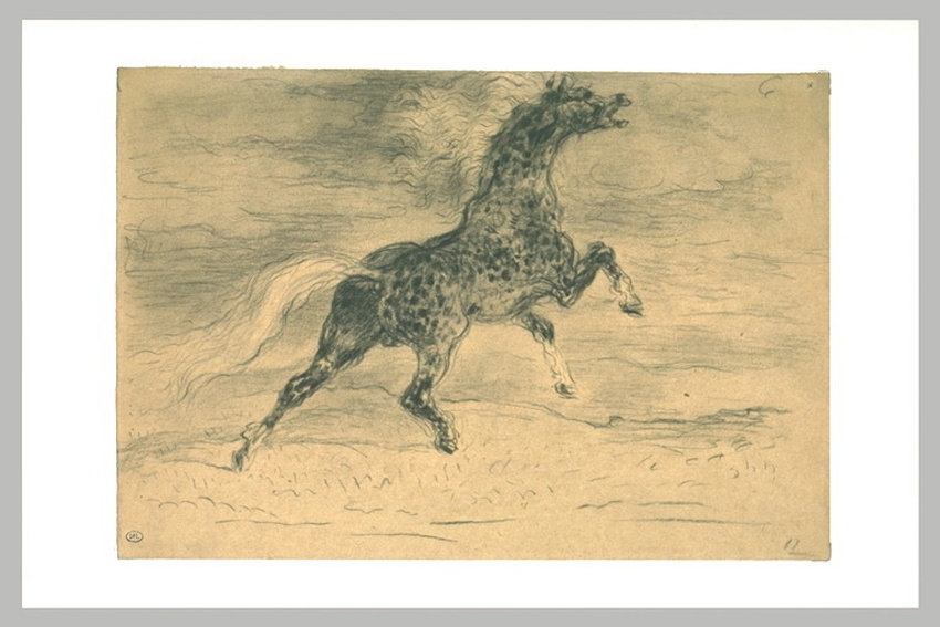 Etalon s'élançant, crinière au vent - Louis Anquetin | Musée d'Orsay