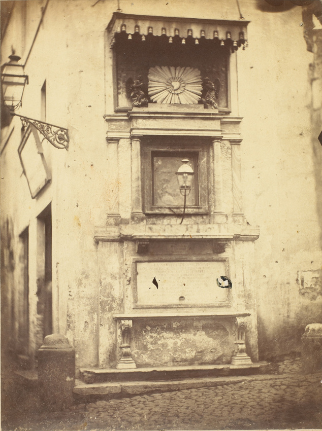 Autel de la Madonna dell'Arco dei Pantani, à Rome - Edmond Lebel ...