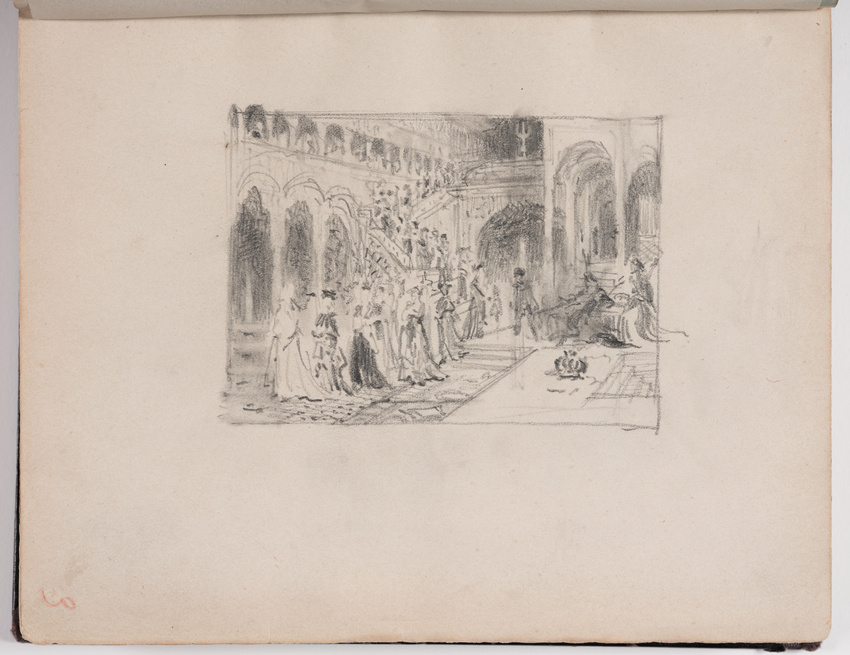 Étude pour 'Scène de ballet' - Ilia Efimovitch Repine | Musée d'Orsay