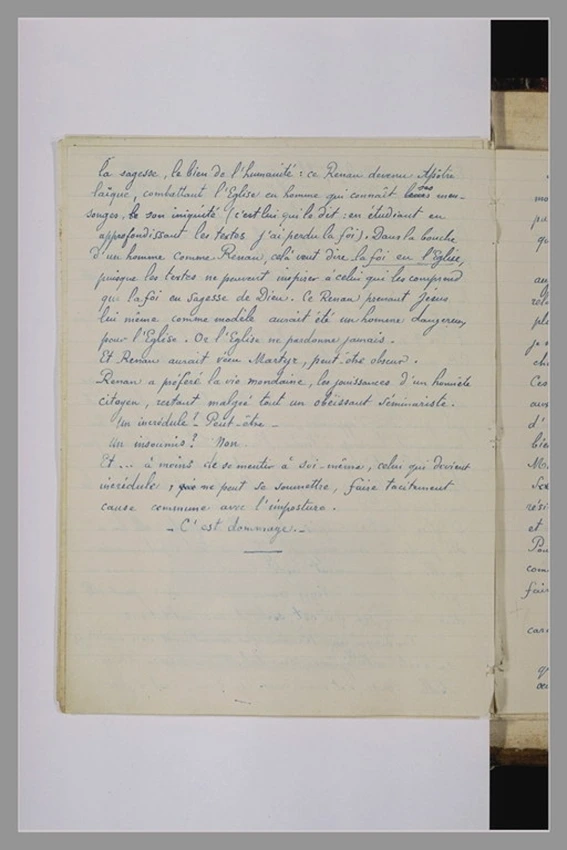 Texte manuscrit - Paul Gauguin | Musée d'Orsay