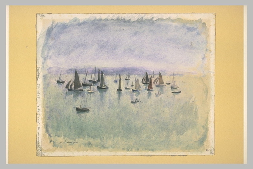 Barques de pèche à Morgat - Henri Lebasque | Musée d'Orsay
