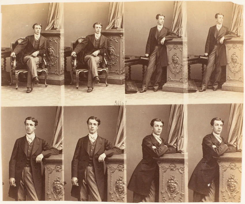 Comte Orloff en huit poses, deux assis et six en pied - André Adolphe ...