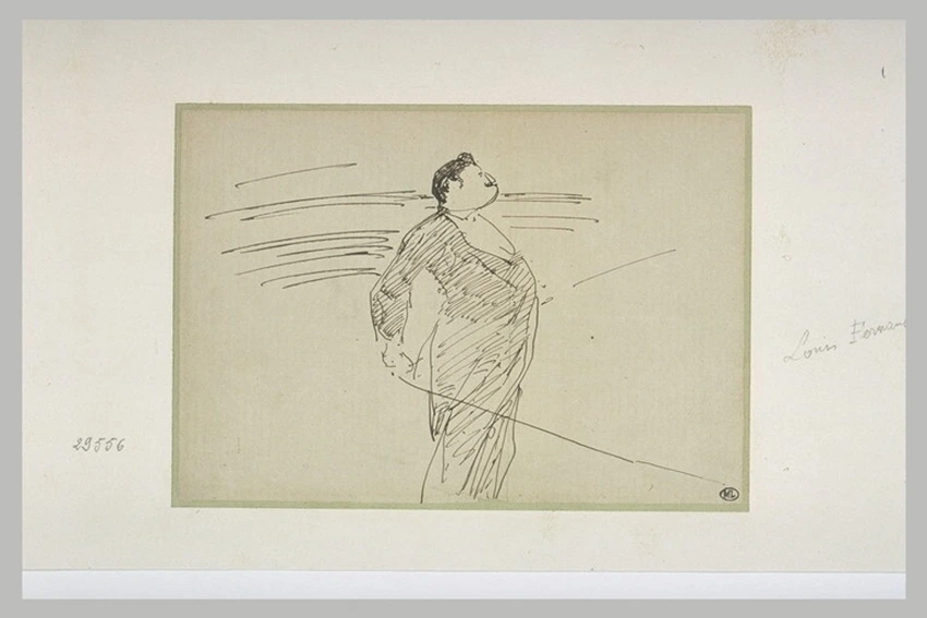 Portrait de Louis Fernando, directeur de cirque - Henri de Toulouse ...