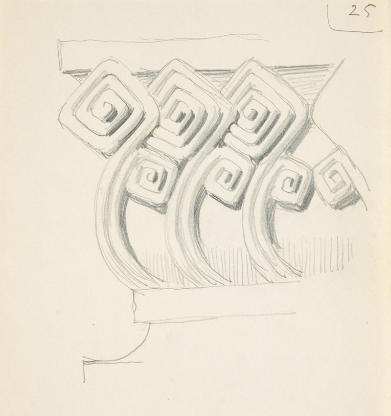 Volute modifiée en losange - Eugène Grasset | Musée d'Orsay