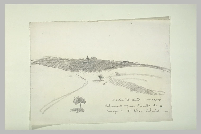 Paysage nuageux - Théophile Alexandre Steinlen | Musée d'Orsay