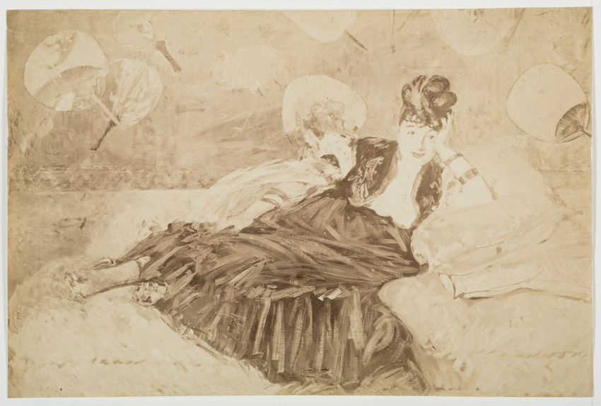La dame aux éventails (Nina de Callias) d'Edouard Manet - Anatole Louis ...
