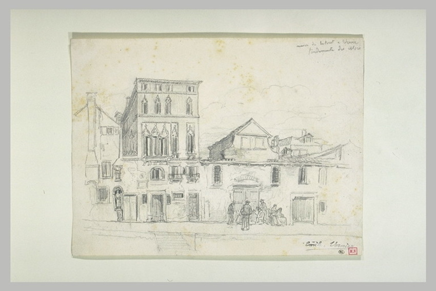 La maison du Tintoret à Venise - Emile-Louis Vernier | Musée d'Orsay