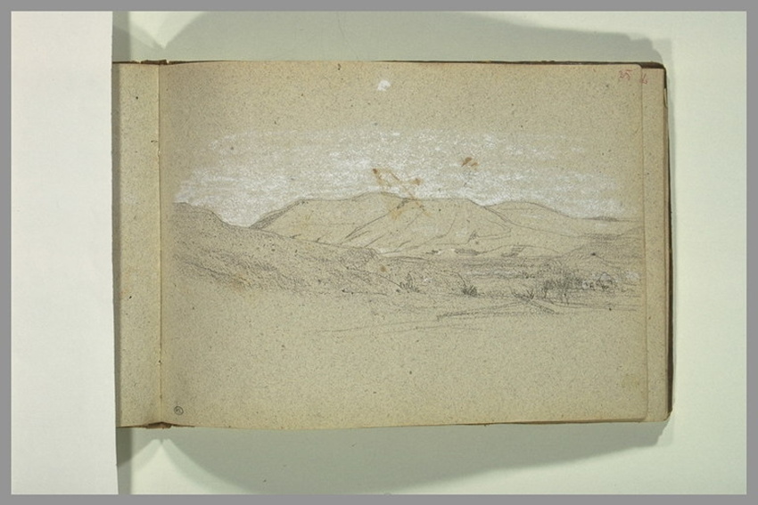 Paysage et montagne - Léon Belly | Musée d'Orsay