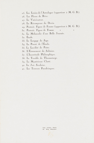 Chirico - Albert C. Barnes | Musée de l'Orangerie