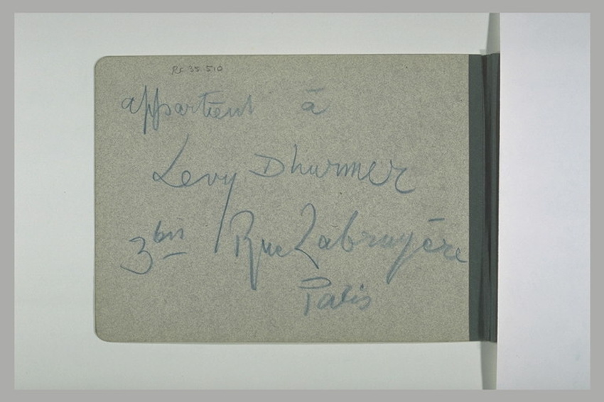 Annotations manuscrites - Lucien Lévy-Dhurmer | Musée d'Orsay