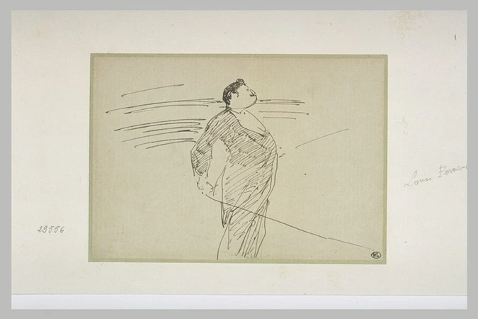 Portrait de Louis Fernando, directeur de cirque - Henri de Toulouse ...