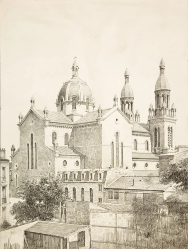 Saint-Anne de la Maison Blanche, chevet - Prosper Bobin | Musée d'Orsay