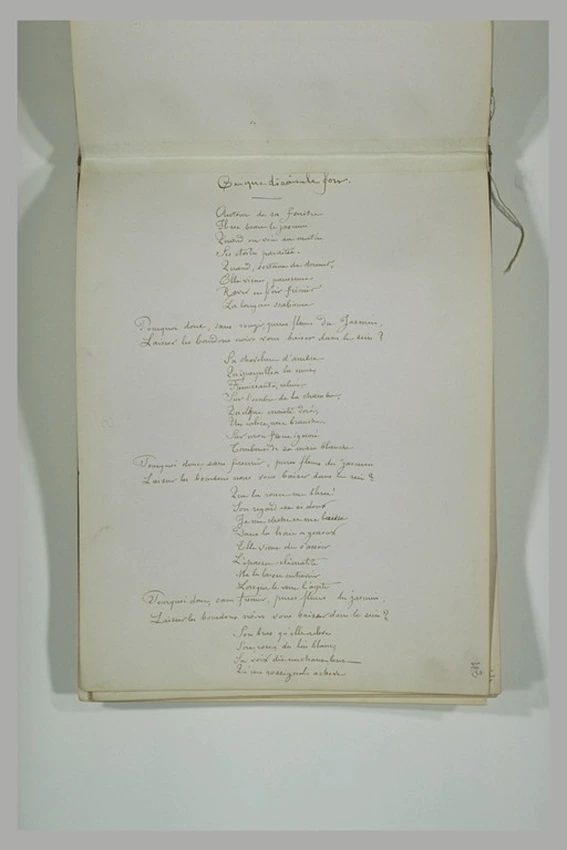 Poème : 'Ce que disait le fou' - Marc Louis Emmanuel Solon | Musée d'Orsay