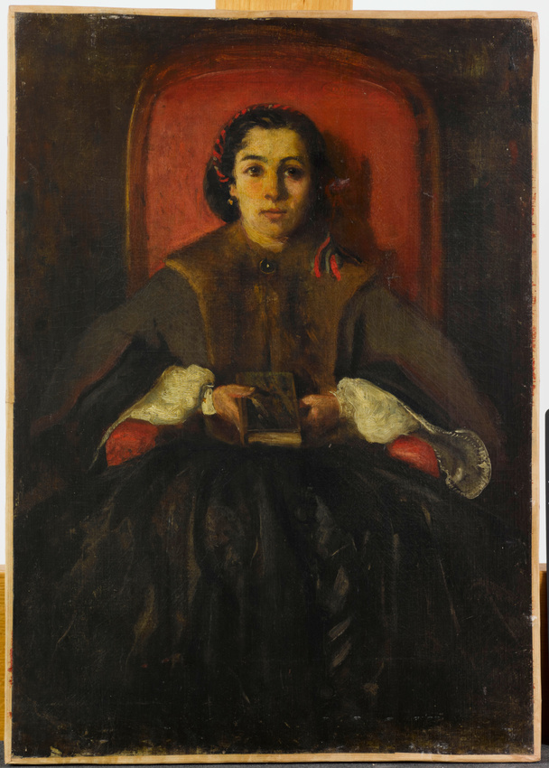 La Femme de l'artiste - Gustave Colin | Musée d'Orsay