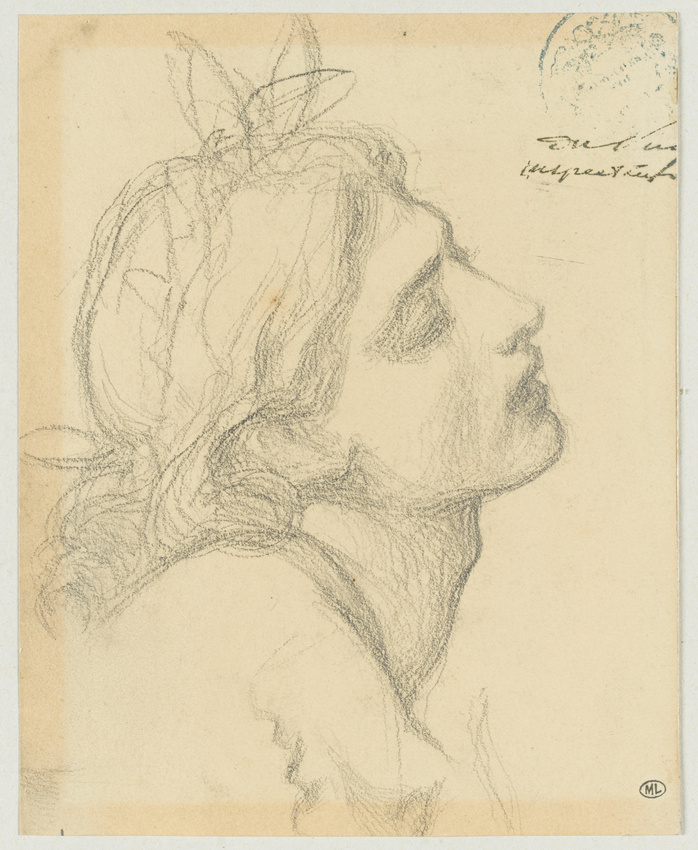 Tête d'homme - Henri Regnault | Musée d'Orsay