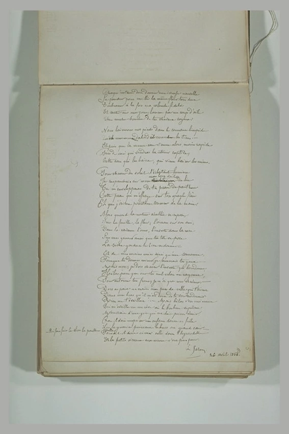 Poème : 'Idylles' - Marc Louis Emmanuel Solon | Musée d'Orsay