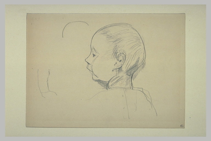 Portrait d'Arï Redon, à un an - Odilon Redon | Musée d'Orsay