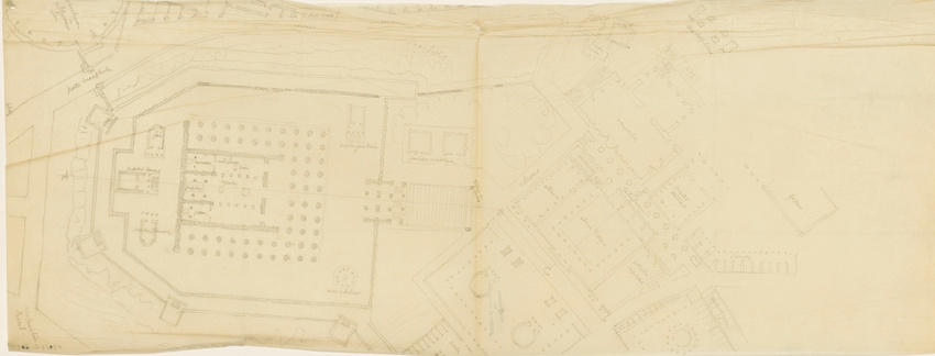 Rome, le Forum, temple de Jupiter Capitolin, plan reconstitué - Louis ...