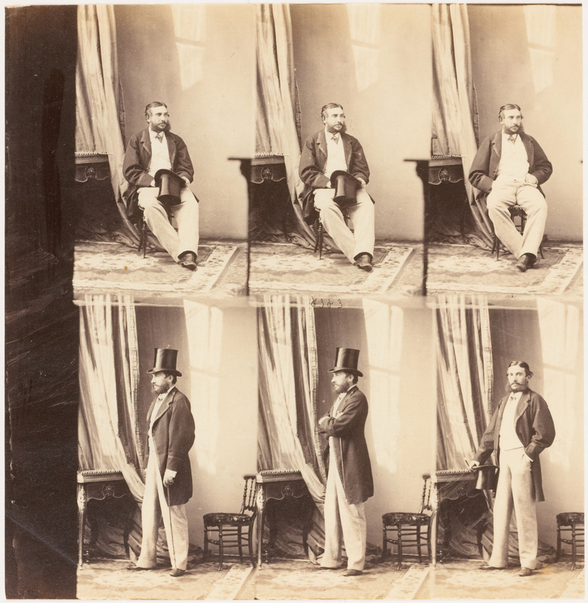 Prince Lichnowsky en six poses, trois assis et trois en pied - André ...
