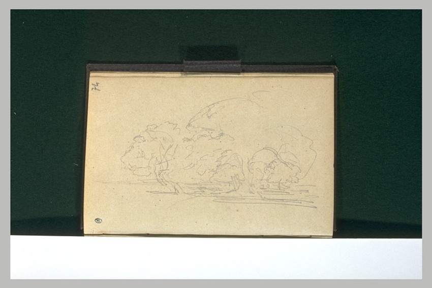 Arbres - Léon Belly | Musée d'Orsay