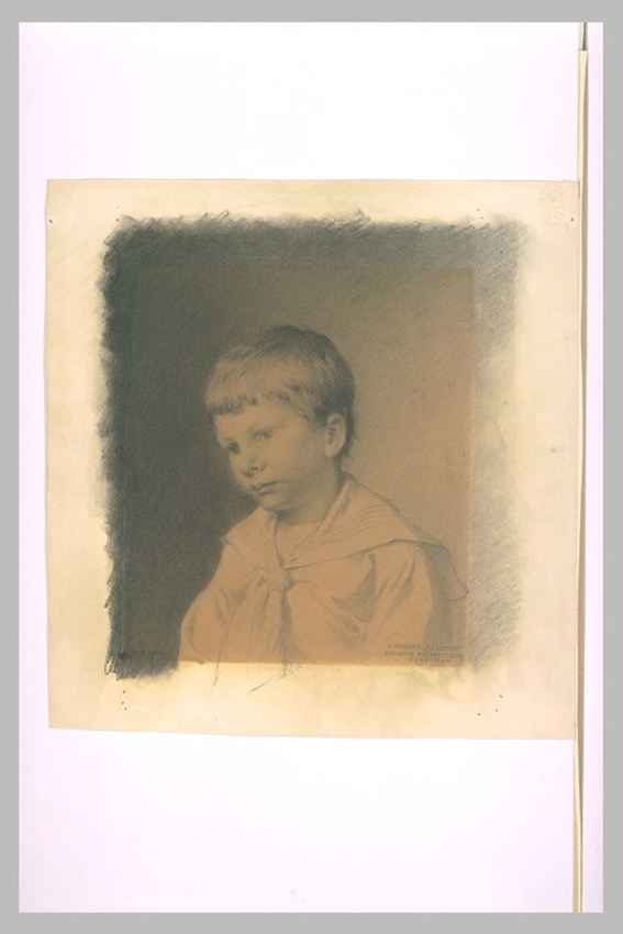 Portrait du jeune Michel Clément, en buste - François Ehrmann | Musée d ...